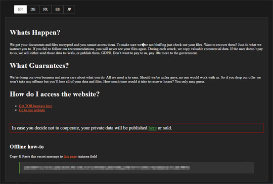 Ransom.Win32.SUNCRYPT.A - Threat Encyclopedia | Trend Micro (US)